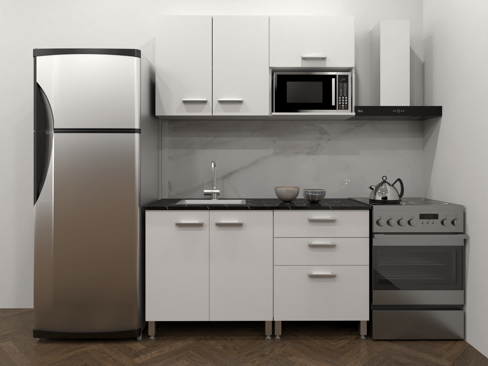 Cocinas lineales – Itar Amoblamientos