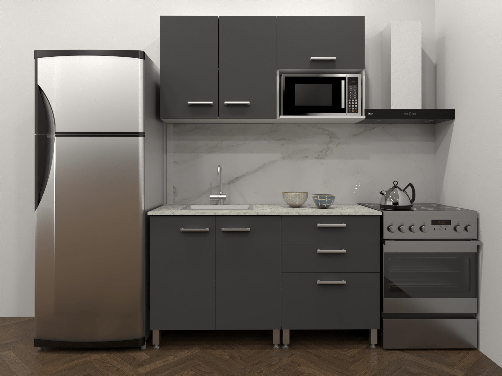 Cocinas lineales – Itar Amoblamientos